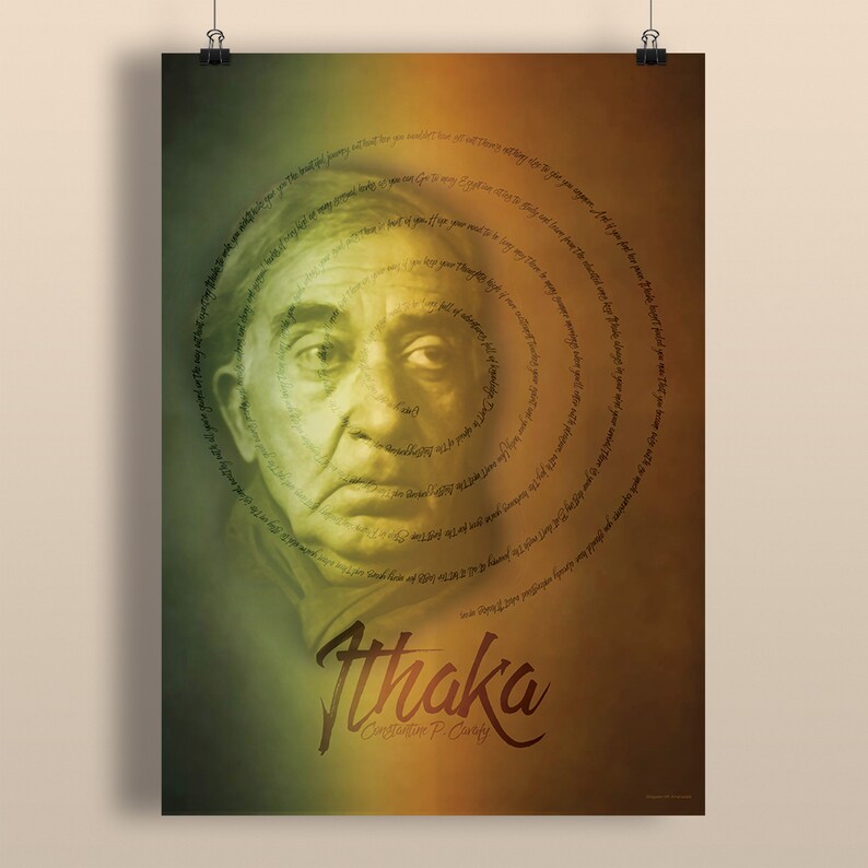 Poster Ithaka Constantine P. Cavafy - Etsy