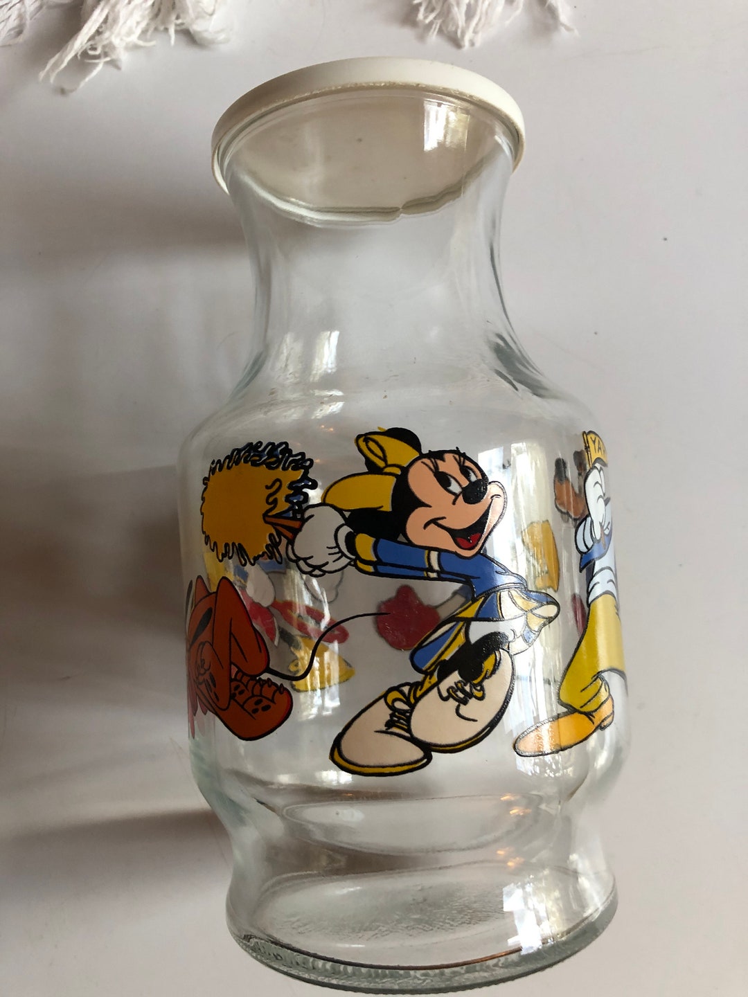 Anchor Hocking Glass Disney Sports Pitcher - Etsy