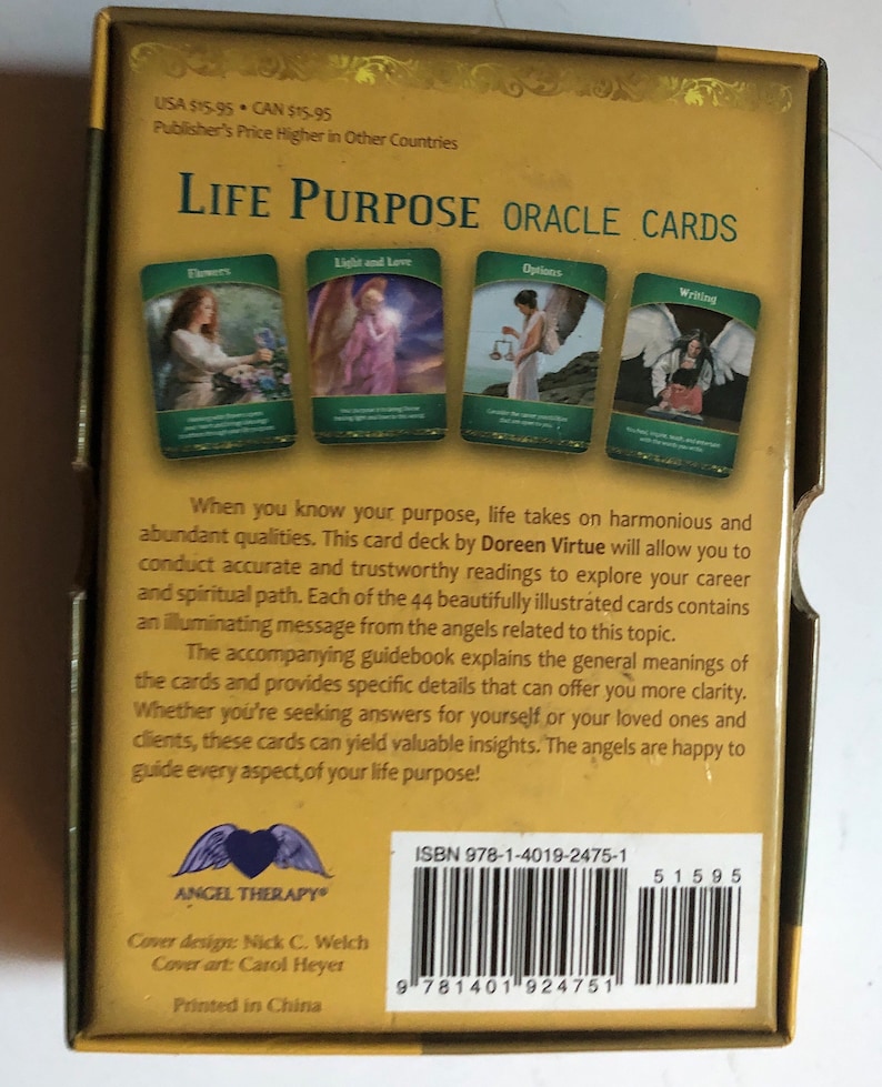 Doreen Virtue Oracle Cards 44 Card Deck and Guide Book New - Etsy