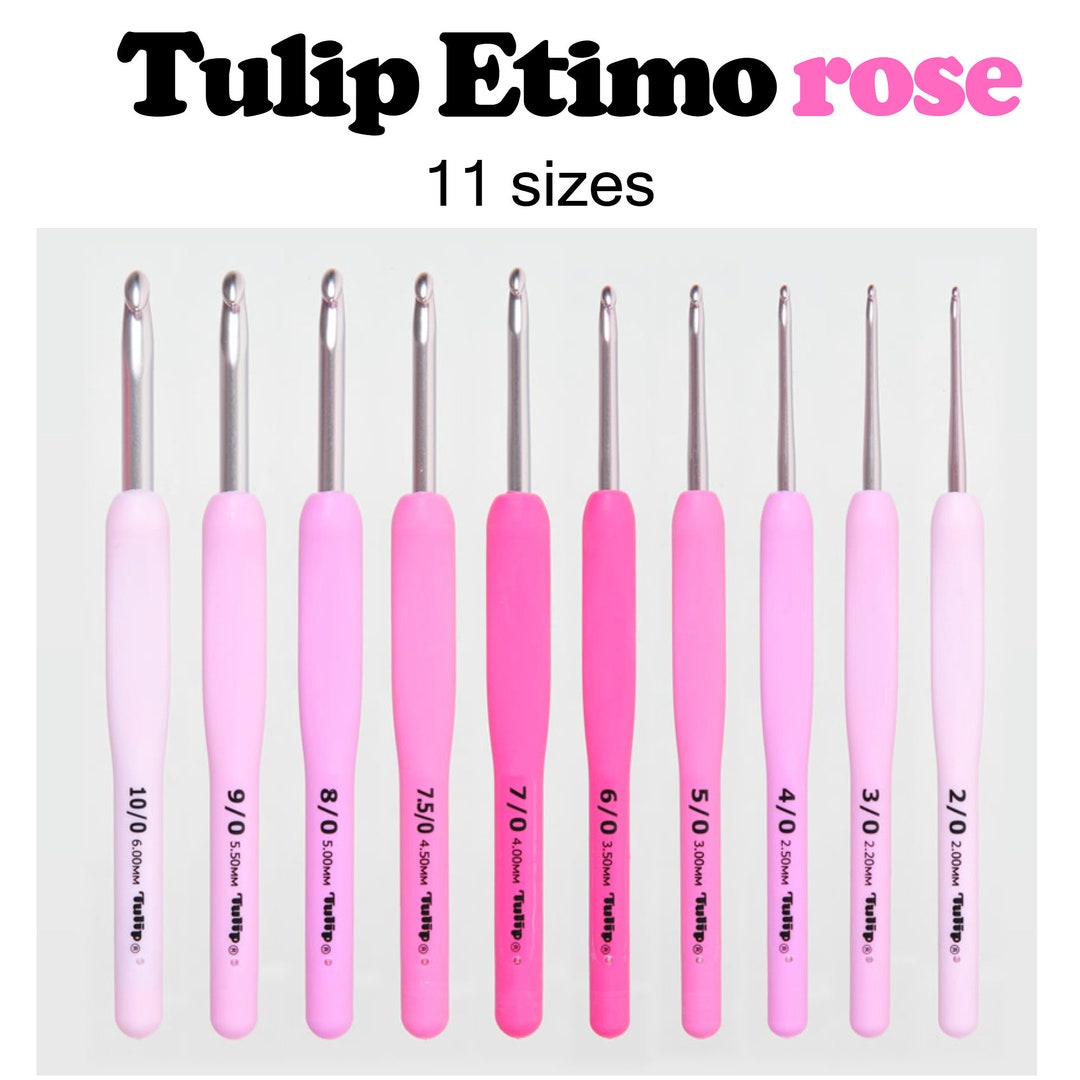 Crochet Hook Tulip Etimo Rose Soft Touch - Etsy