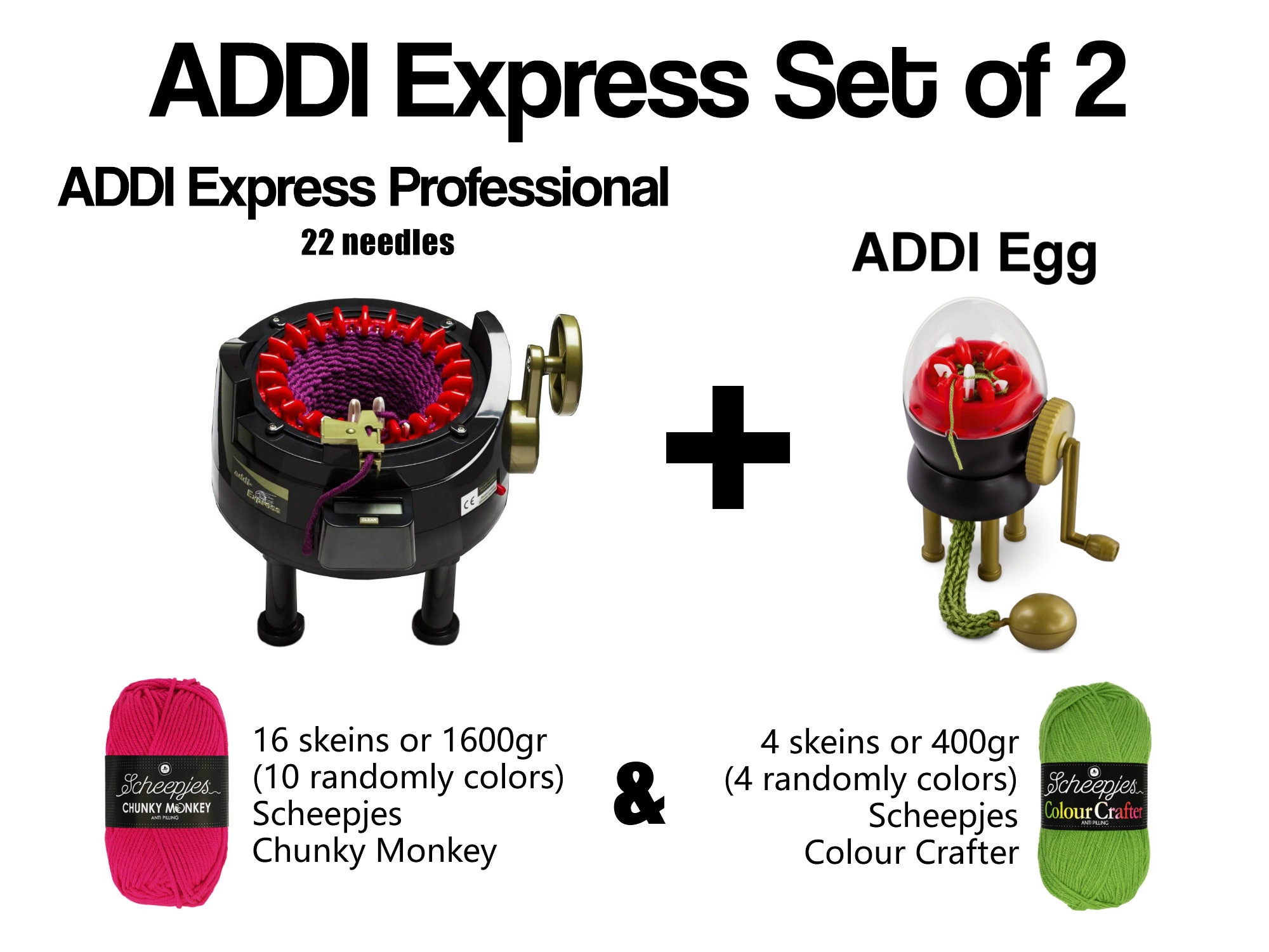 Addi Express Knitting Machine Replacement Parts Egg Needles ...