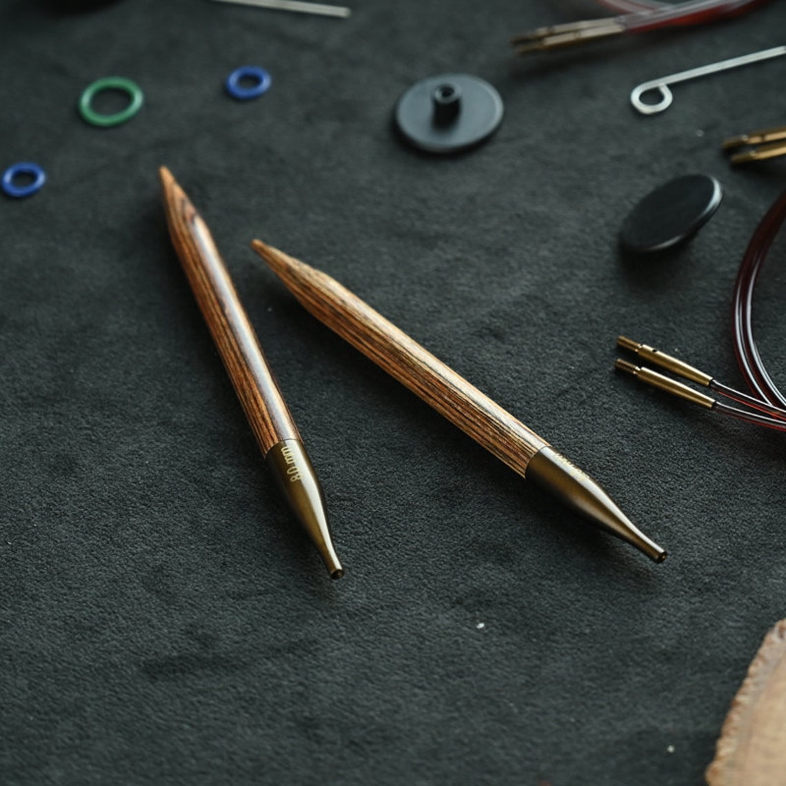 Interchangeable Wooden Circular Knitting Needle Tips Knitpro | Etsy