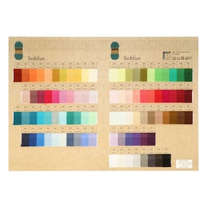 Colour Samples Charts of Scheepjes Knitting Yarn - Yarn Color Palette ...