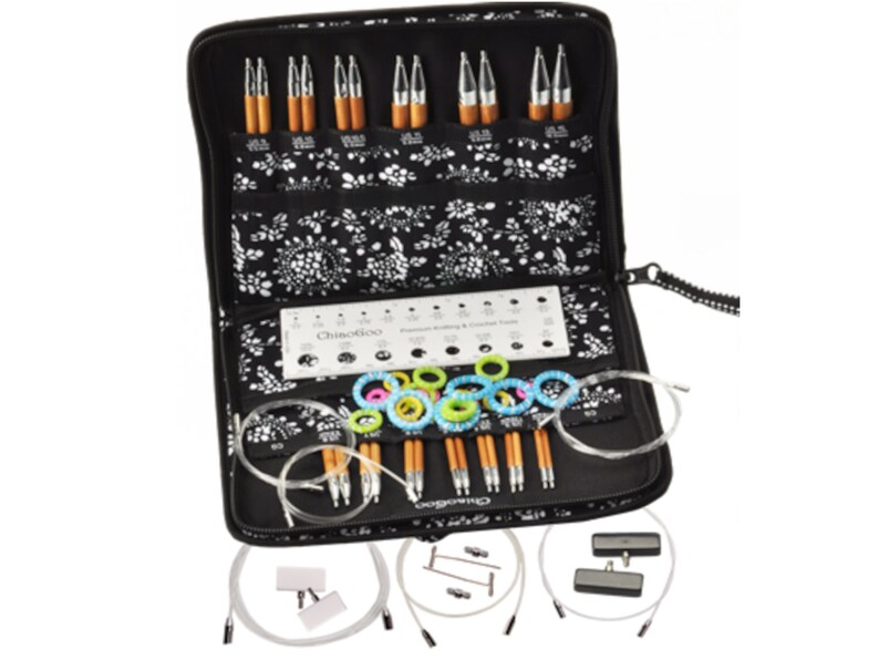 Chiaogoo SPIN Interchangeable Knitting Needles Sets Bamboo - Etsy