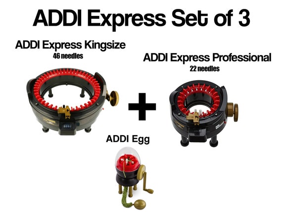 Addi Express King Size Quick Knitting Machine 46 Needles Knit 008902 ...