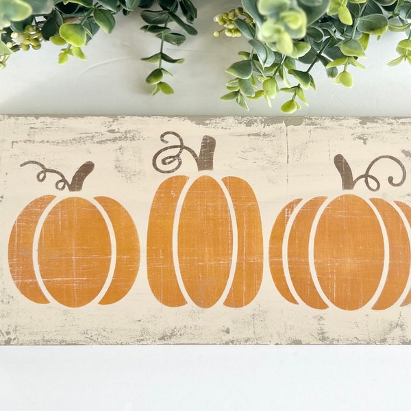 Wood Pumpkin Decor - Etsy