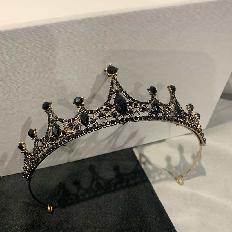 Black Tiara - Etsy