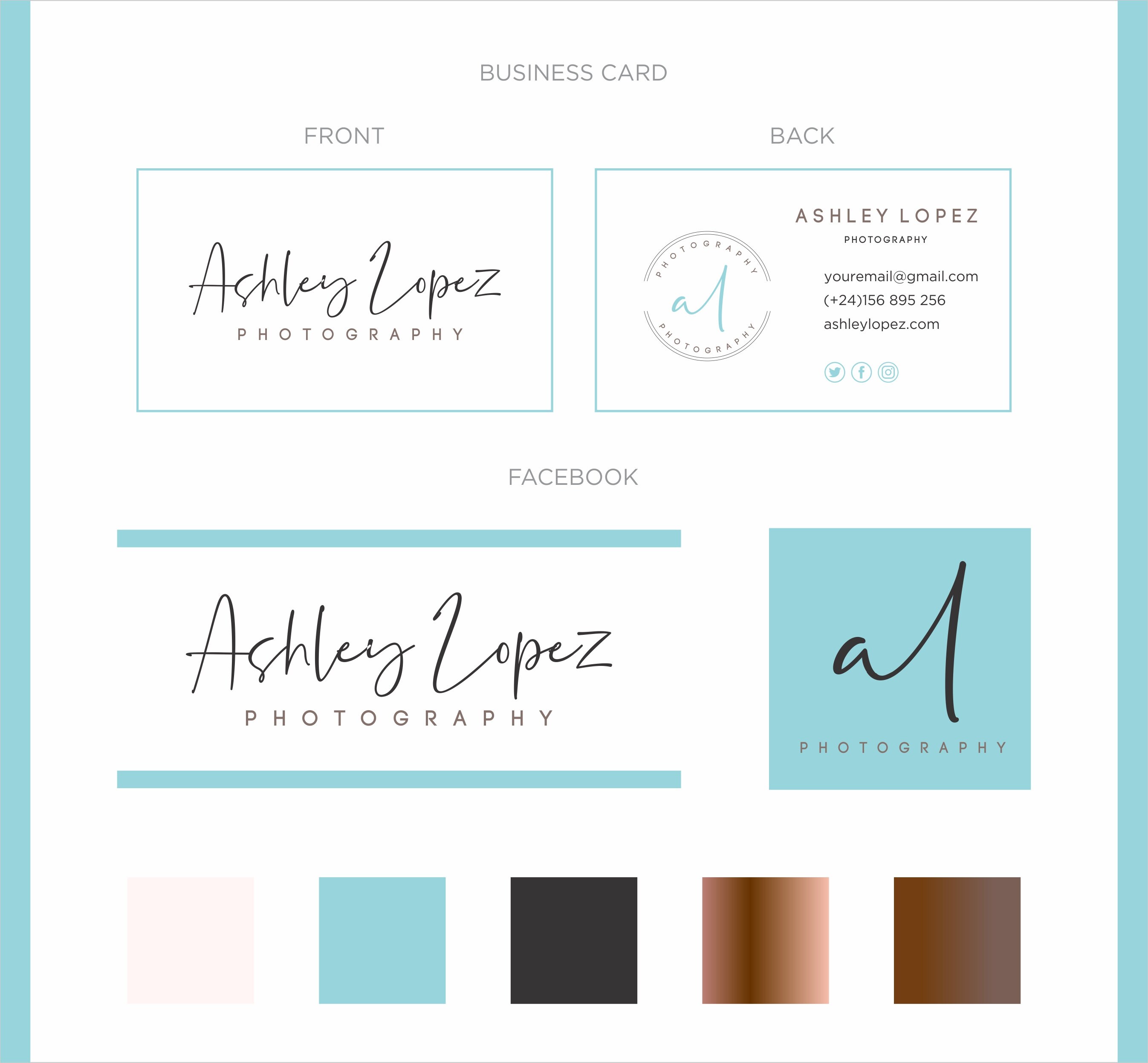 Premade Logo Design Custom Logo Design Floral Logo Rustic | Etsy