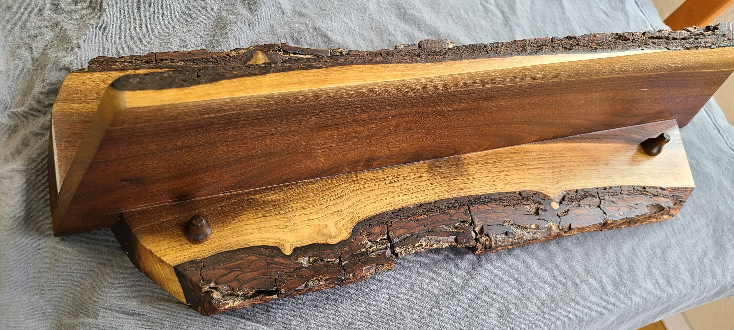Live Edge Wooden Shelf - Etsy