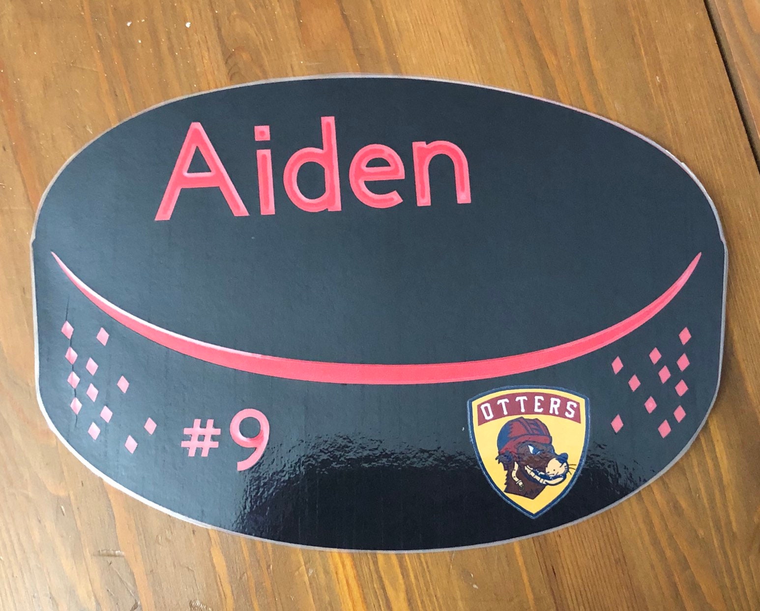 Hockey Puck Sign Hotel Doors Tournament - Etsy