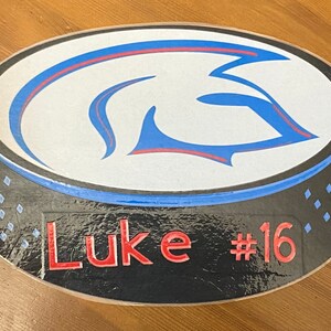 Hockey Puck Sign Hotel Doors Tournament - Etsy