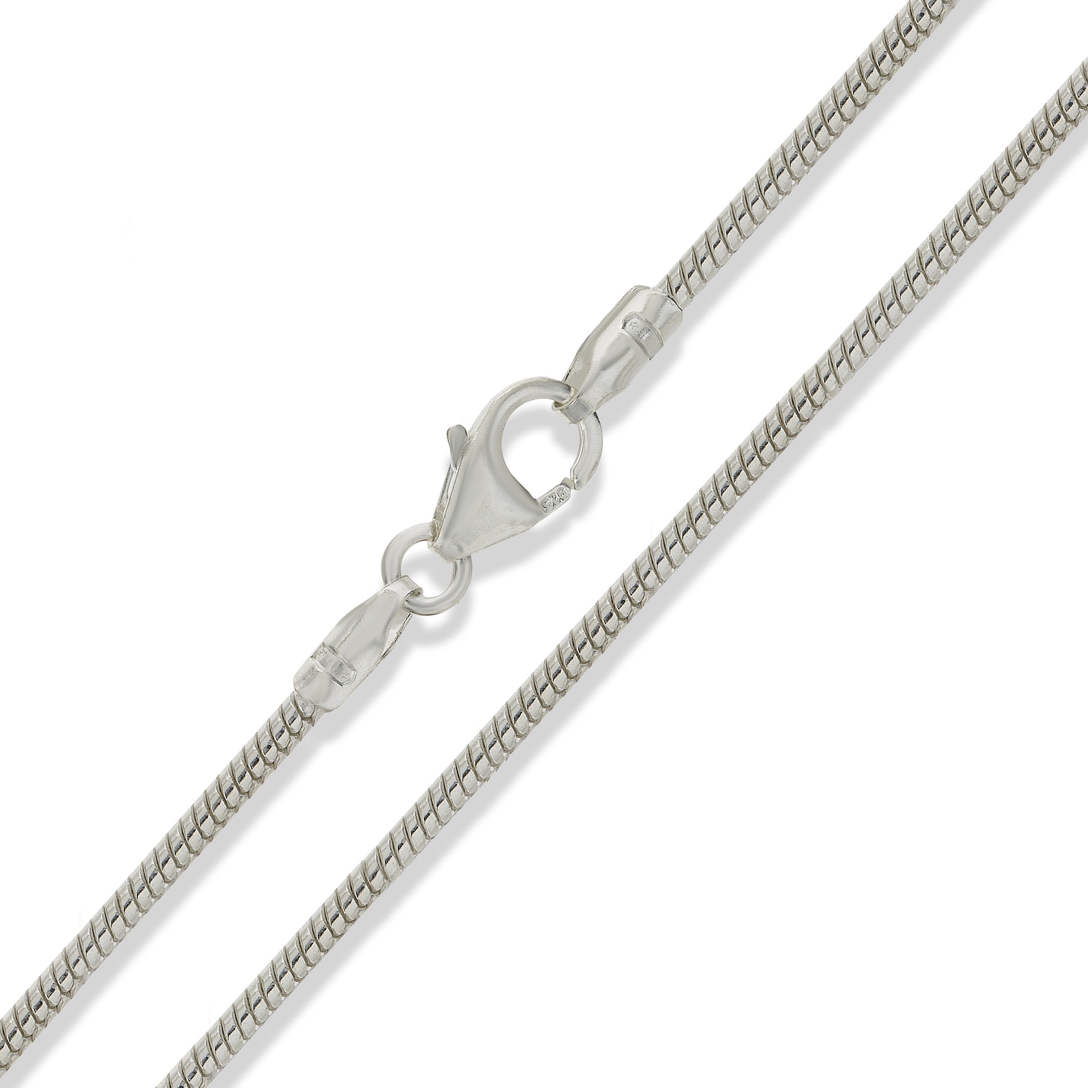Sterling Silver Snake Chain 16 18 20 925 - Etsy