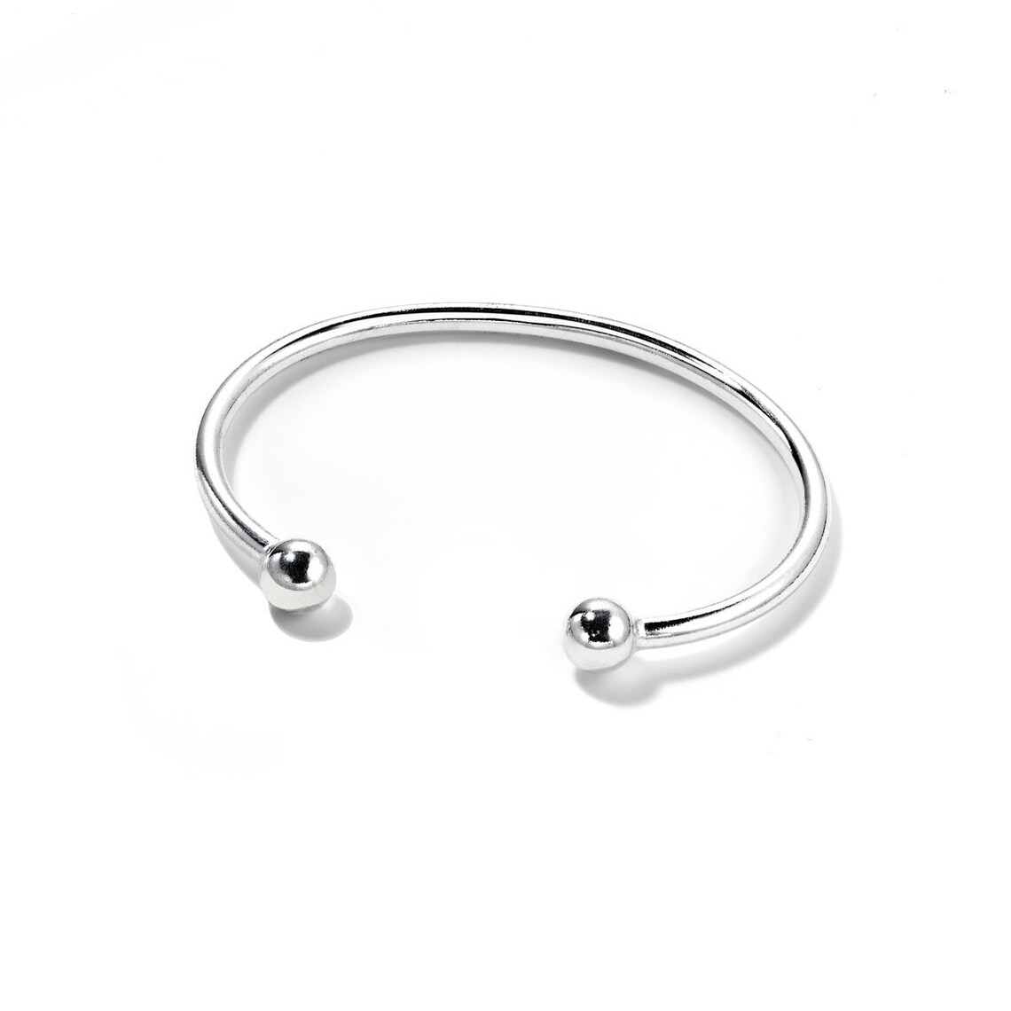 Sterling Silver Torque Bangle Baby Childs Ladies Torq Ball - Etsy