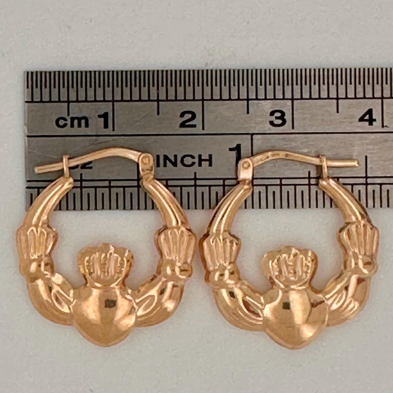 Vintage Gold Creole Hoops - Etsy
