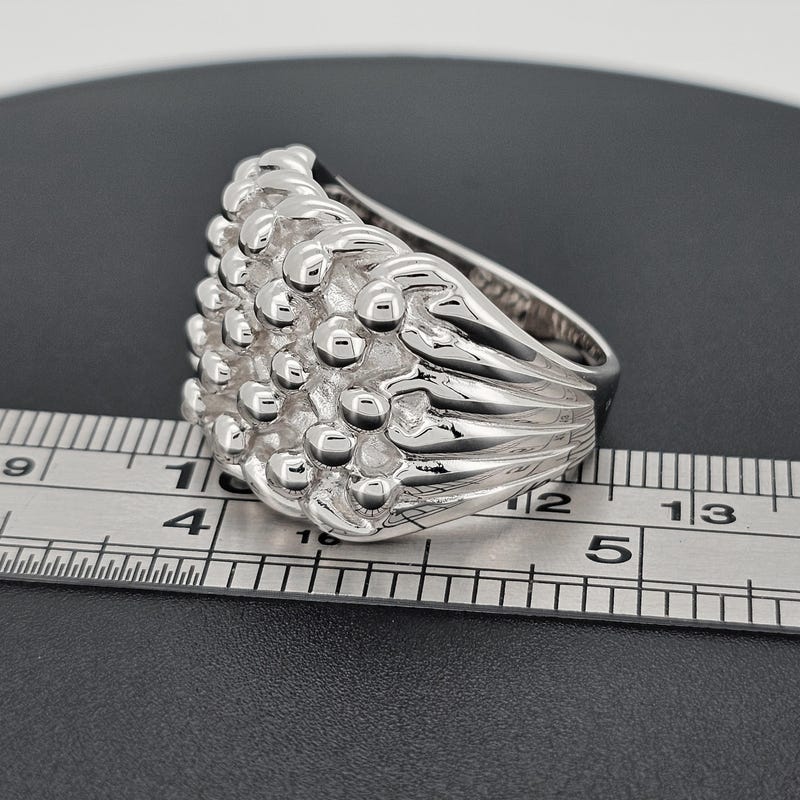5 Row Keepers Ring - Etsy