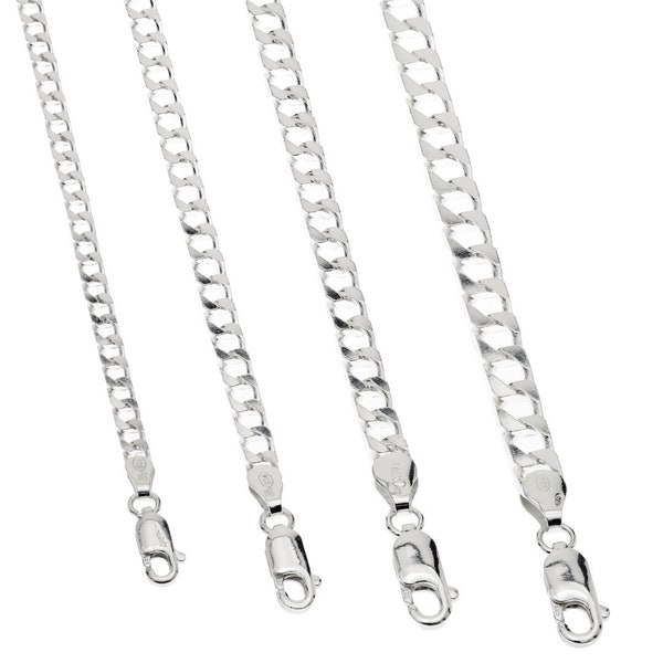 Silver Curb Chain - Etsy