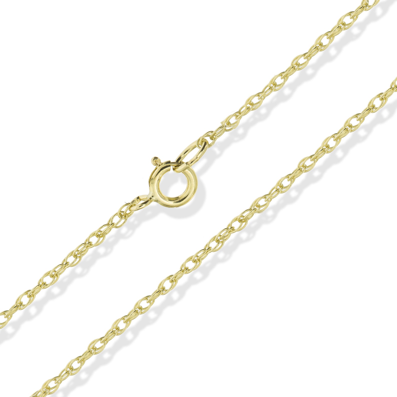 9CT Gold Rope Pow Prince of Wales English Rope Chain 16 - Etsy