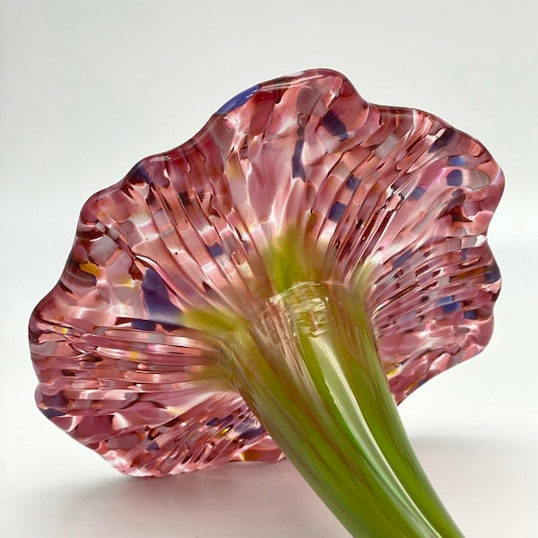 Blown Glass Flowers - Etsy
