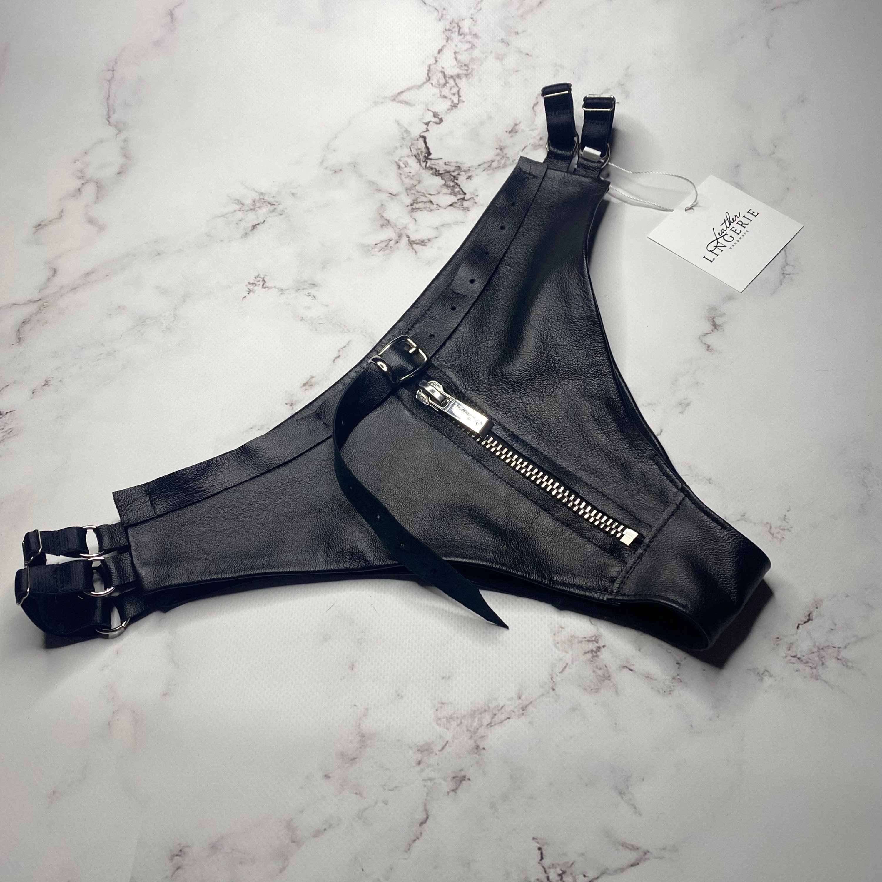 Real Leather Panty Leather Handmade Panty Leather Panties Sexy Bdsm