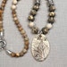 LASTING IMPRESSIONS, Handmade Necklace; Lampwork, Gemstone, and ...