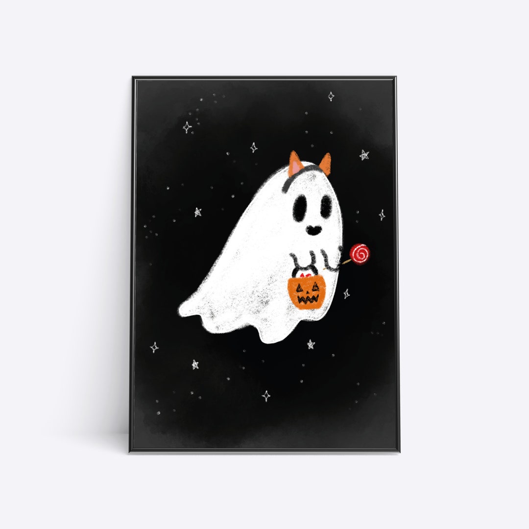 Halloween Printables | Trick or Treating Ghost | Halloween Printable ...