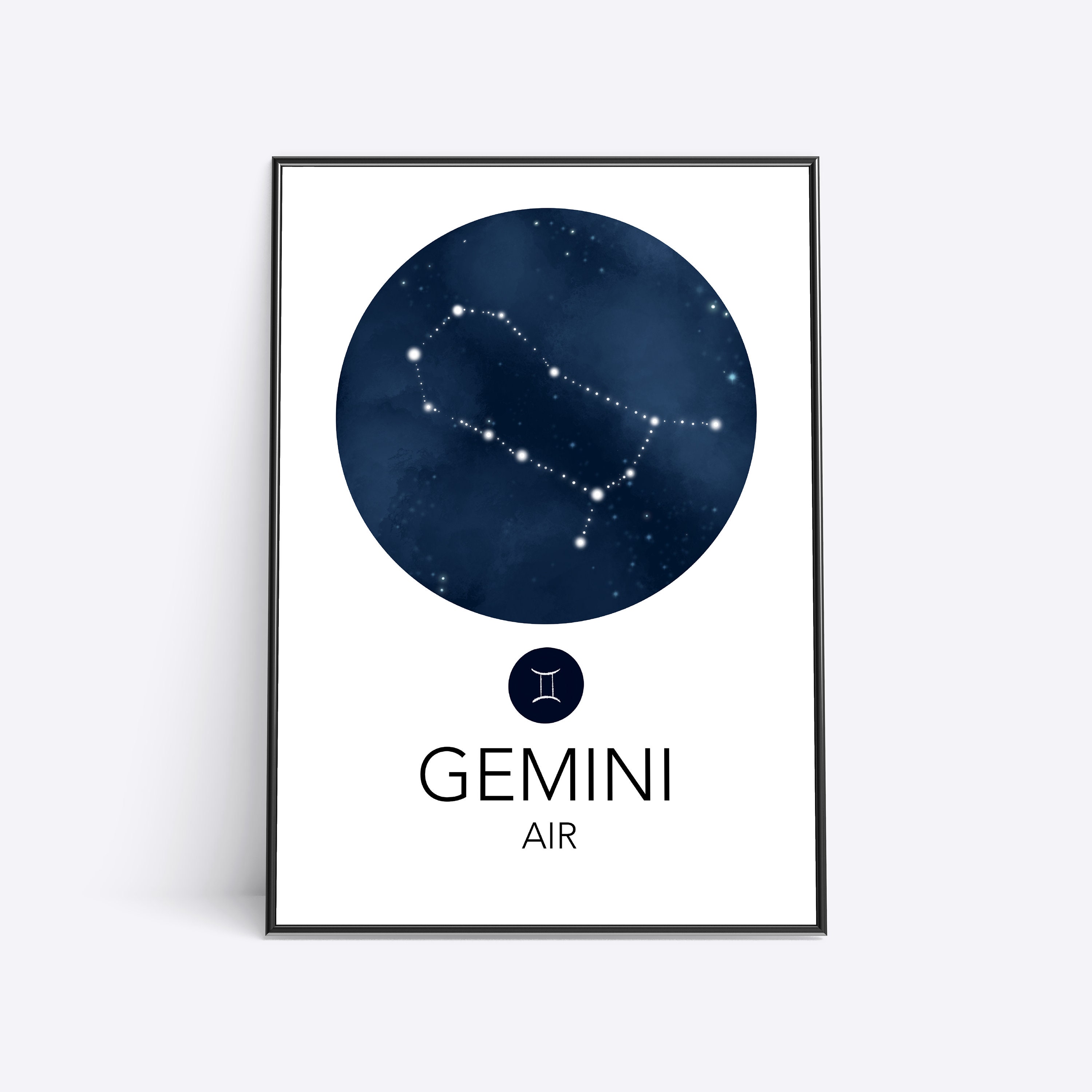 Home & Living Wall Hangings Zodiac Star Sign Poster Digital Download ...