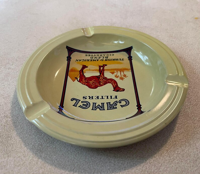 Camel Cigarettes Vintage Tin Ashtray Greece 80's-90's - Etsy