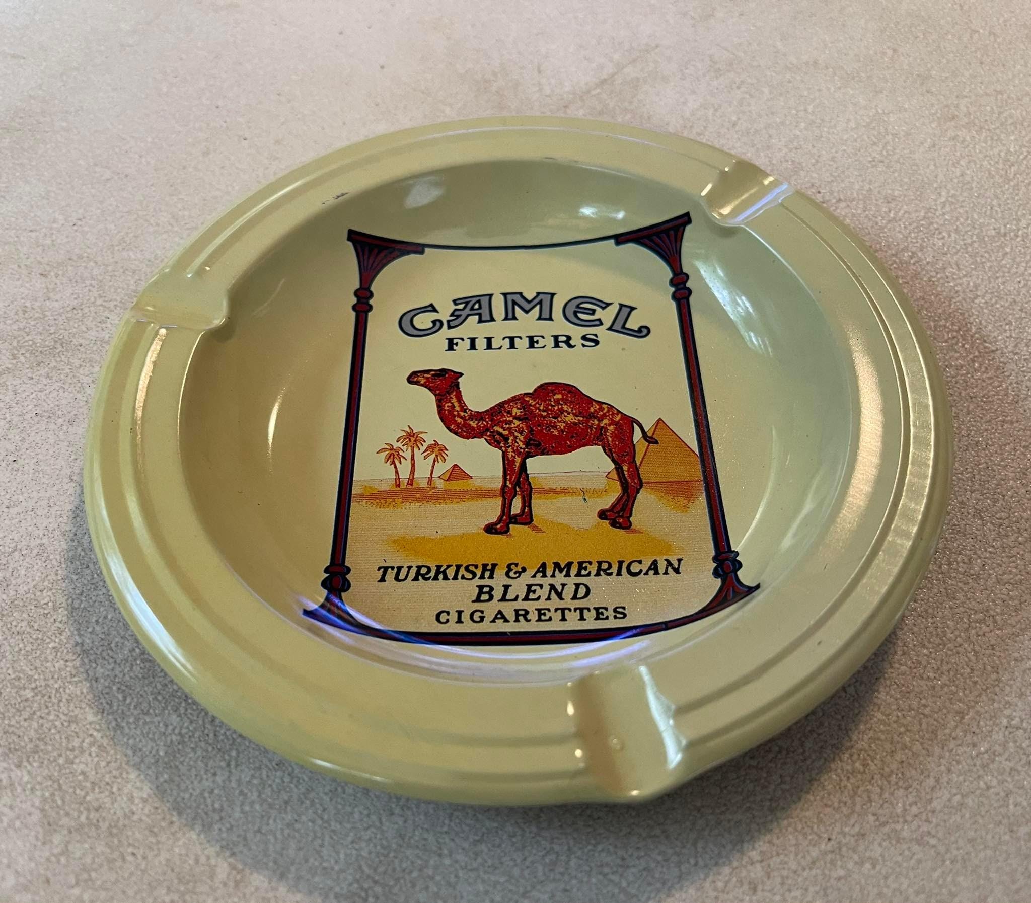 Camel Cigarettes Vintage Tin Ashtray Greece 80's-90's - Etsy