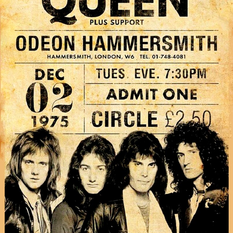 Queen Band Poster - Etsy