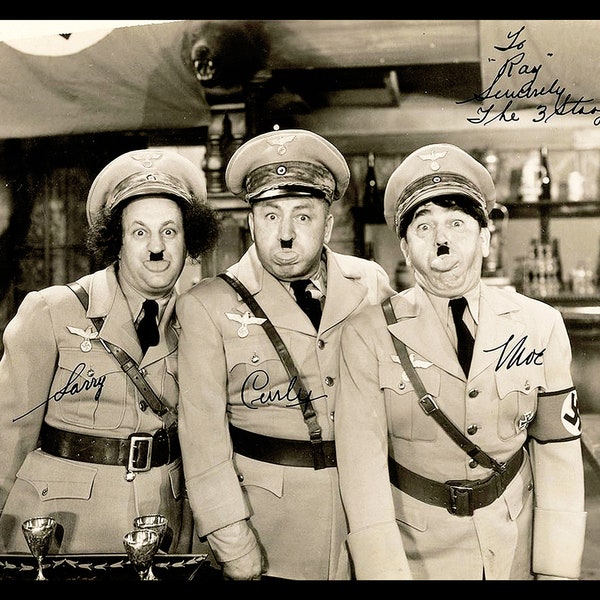 3 Stooges Wall Clock - Etsy