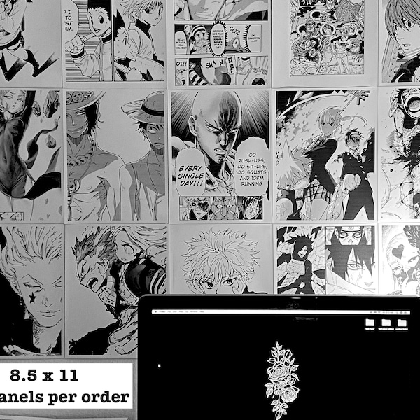 Manga Wall Panels - Etsy