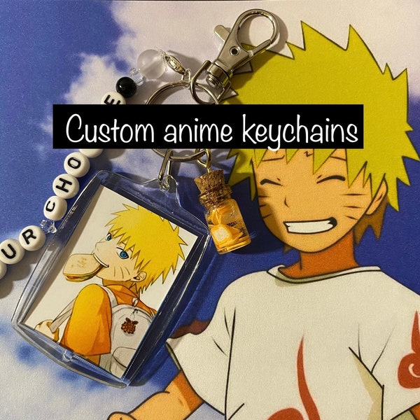 Anime Keychain - Etsy