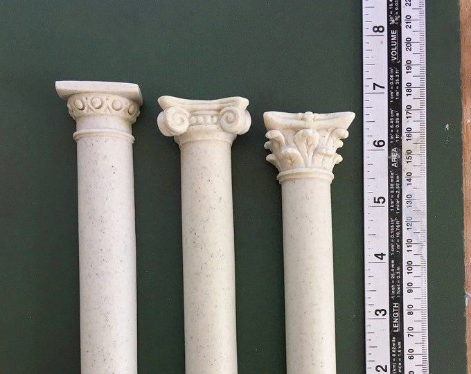 Miniature Architectural Columns 1/12th Scale Hand Carved and Cast - Etsy