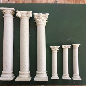 Miniature Architectural Columns 1/24th Scale Relief Carved - Etsy