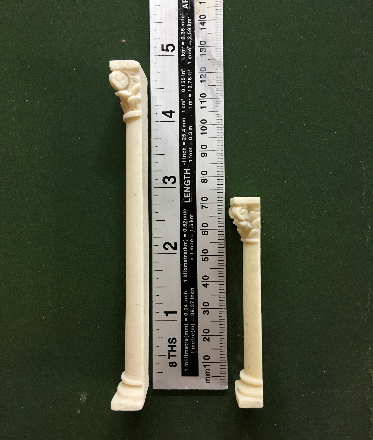 Miniature Architectural Composite Columns 1/12th Scale Hand Carved and ...