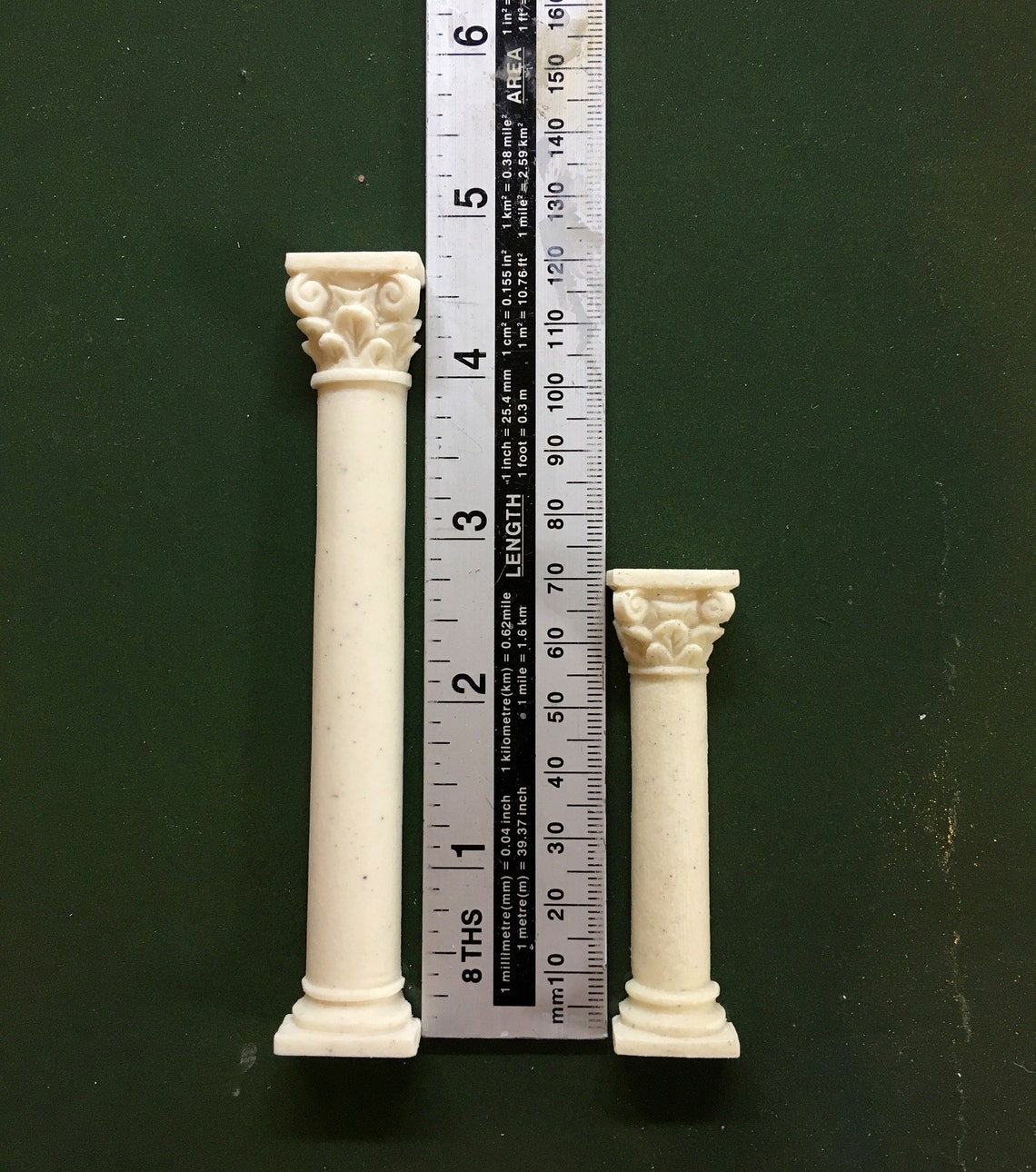 Miniature Architectural Composite Columns 1/12th Scale Hand Carved and ...