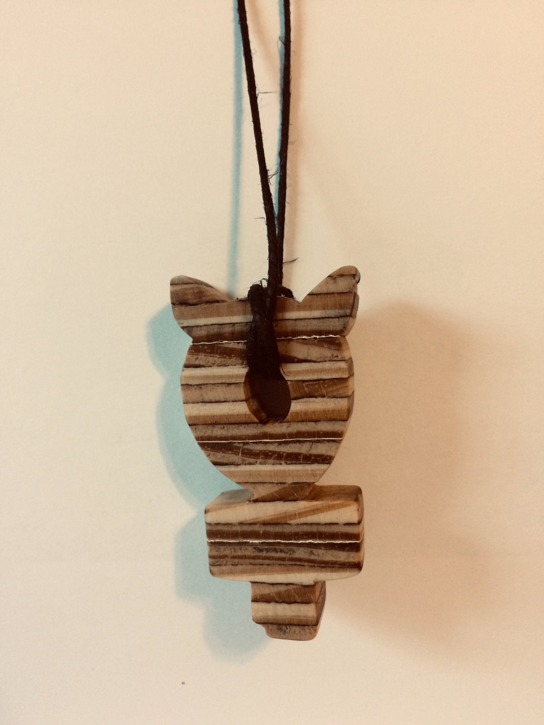 Female Symbol With Evil Ears, Handcrafted, Hemp Jewelry, Woodenist ...