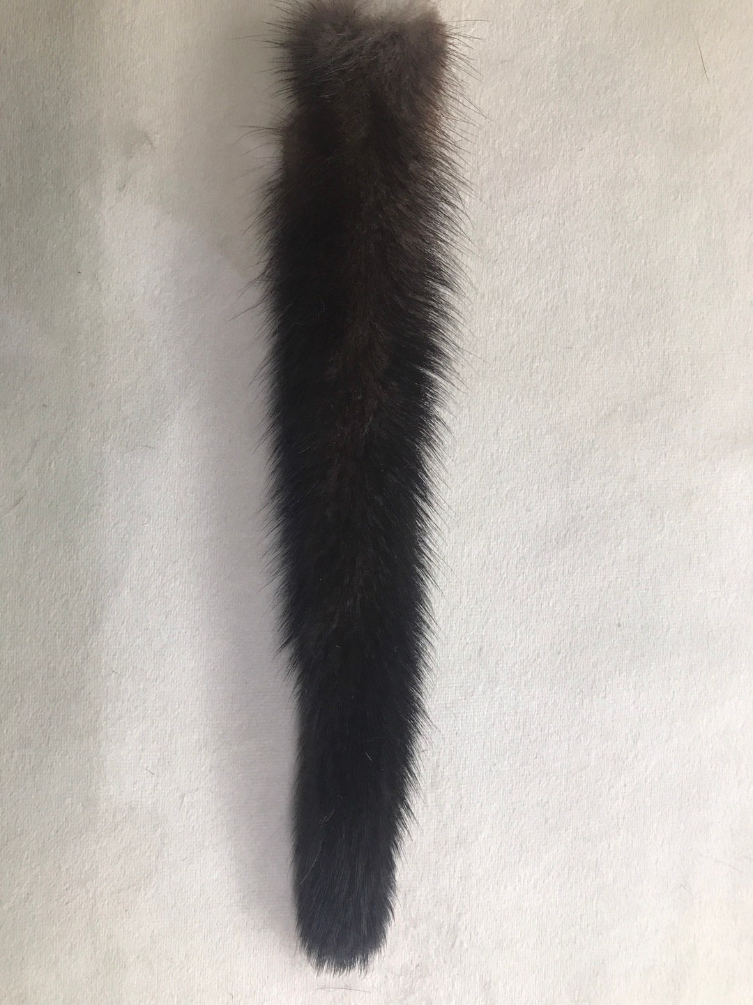 Natural Brown Mink Tail Keychain - Etsy UK