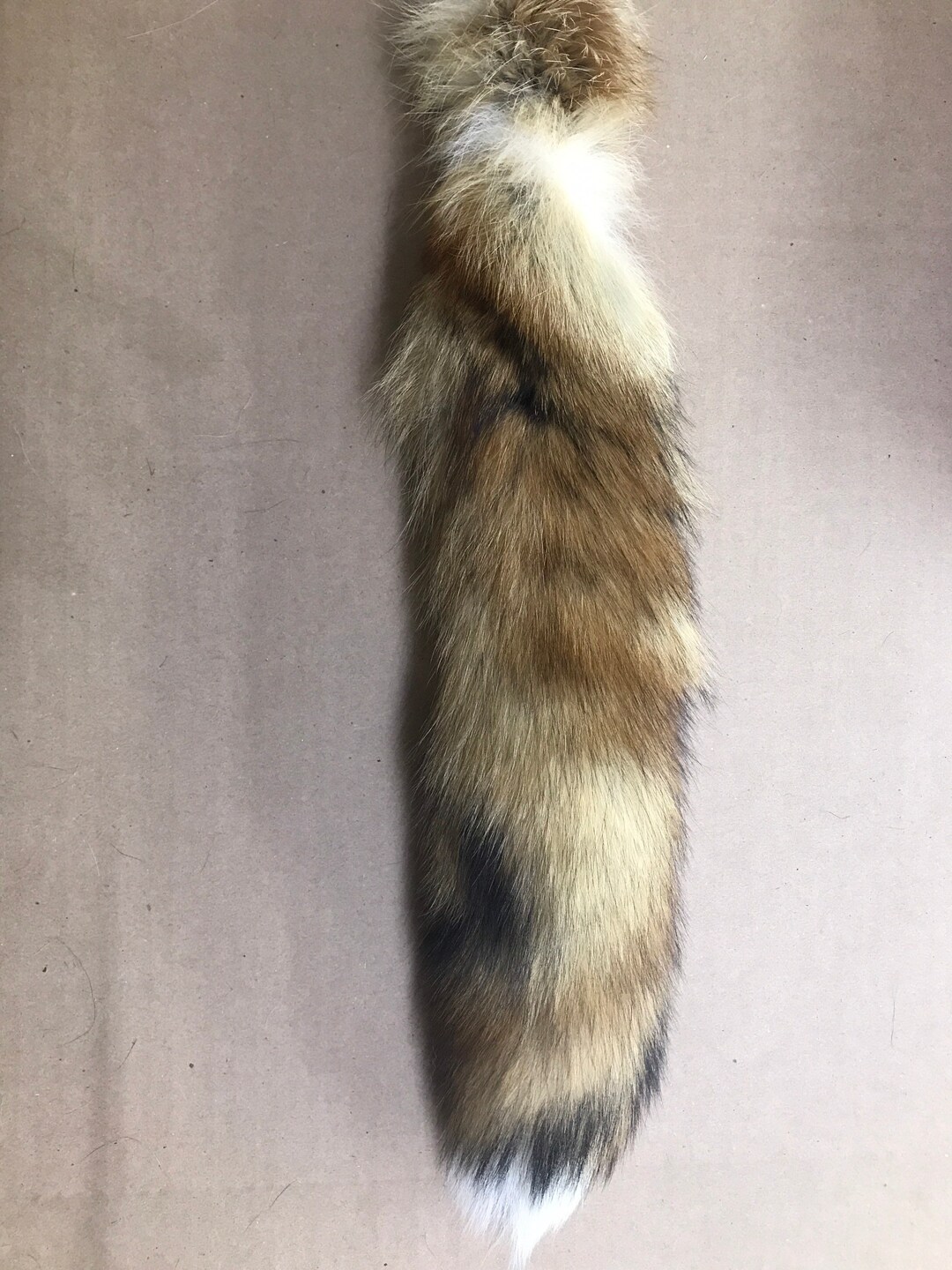 Natural Red Fox Tail Keychain - Etsy Canada