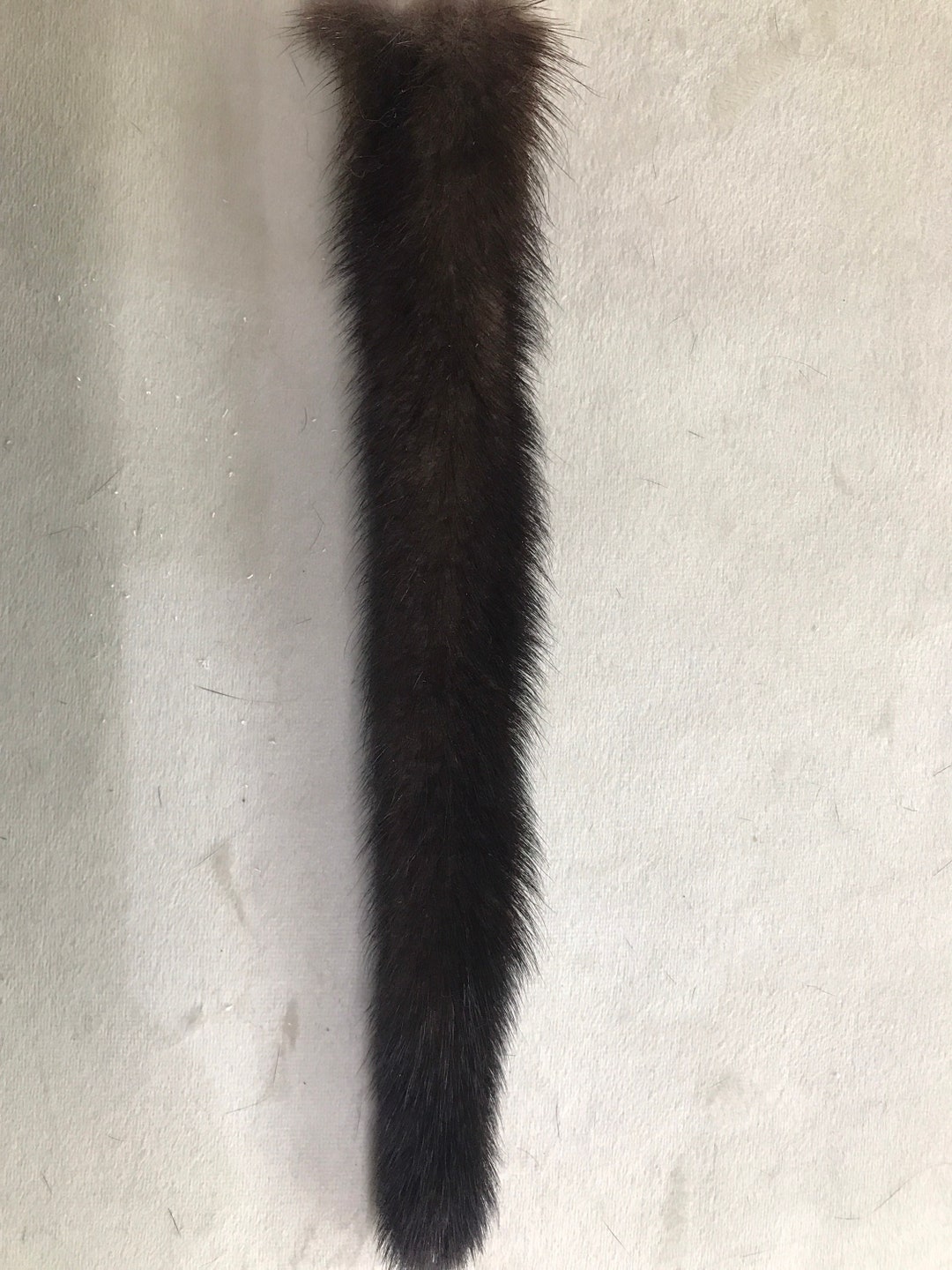 Natural Brown Mink Tail Keychain - Etsy UK