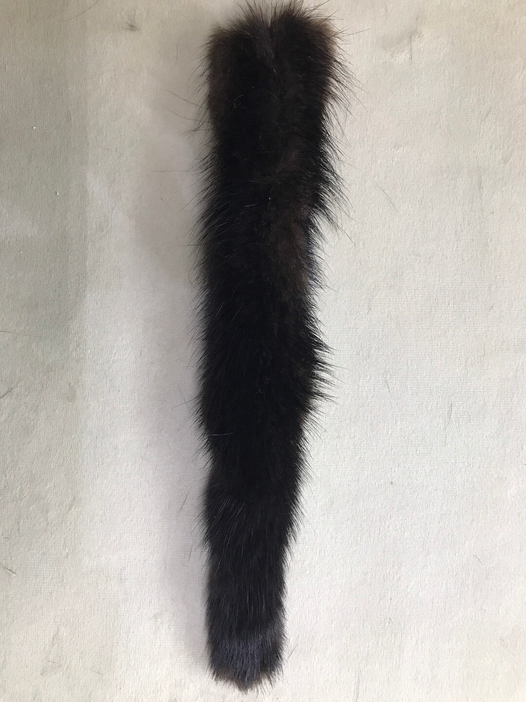 Natural Brown Mink Tail Keychain - Etsy