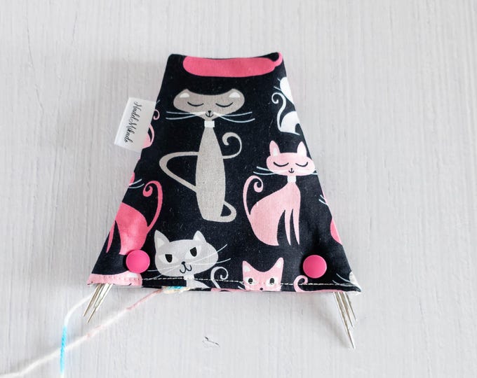 Needle Garage for Trios "cats" | Knitting Needle Bag | Needle Holder ...