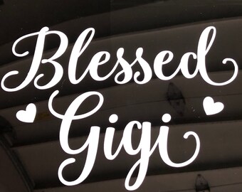 Gigi Car Decal - Etsy