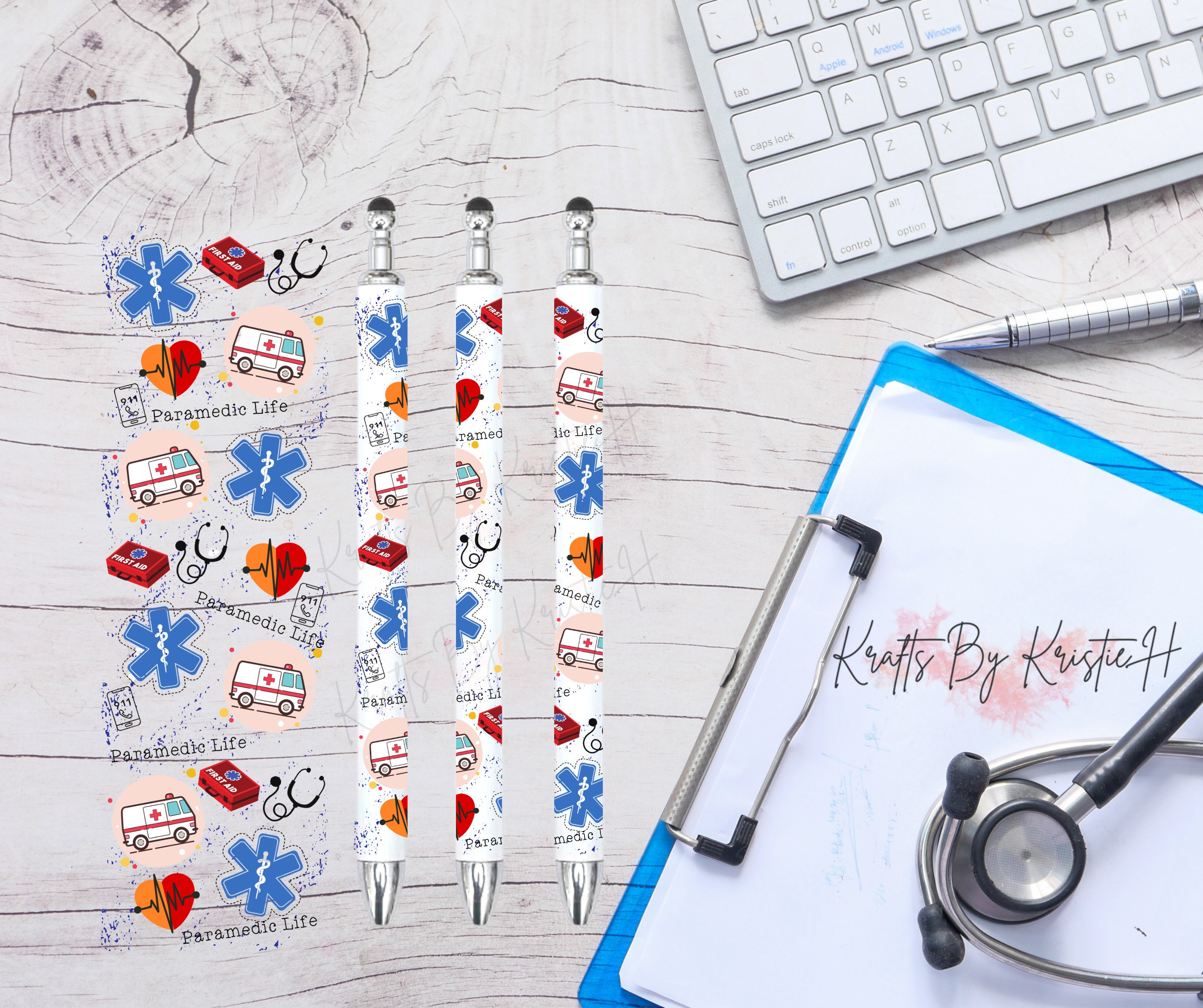 Paramedic Pen, Custom Pen, Dispatch, First Responder, 9-1-1, Police ...