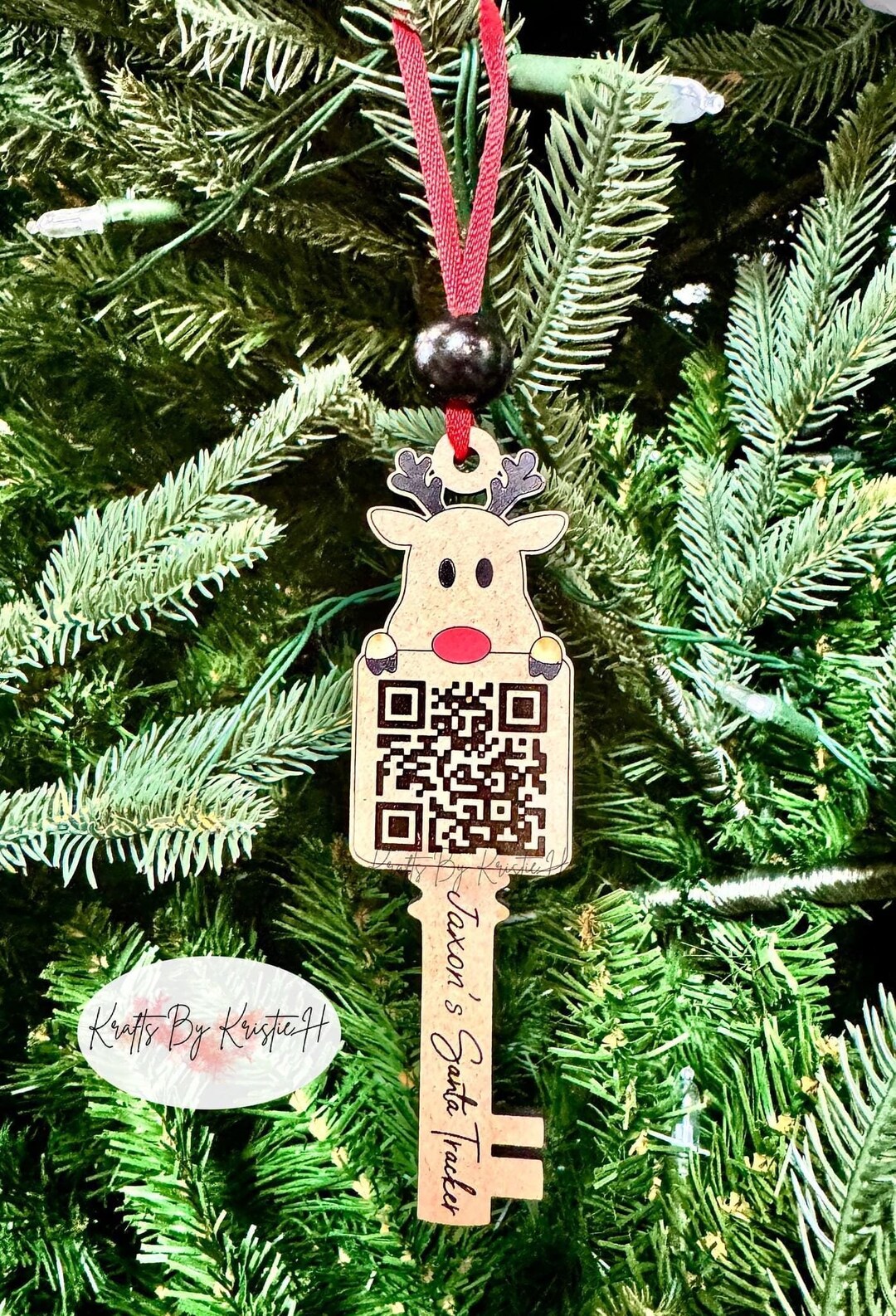 Personalized Reindeer Tracker Key, Santa Tracker, Santa, Kids, Reindeer ...