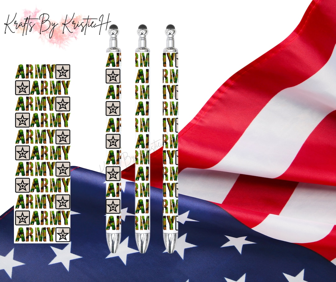 Military Pen - Army, US Army, Armed Forces, Refillable, Gel Pen ...