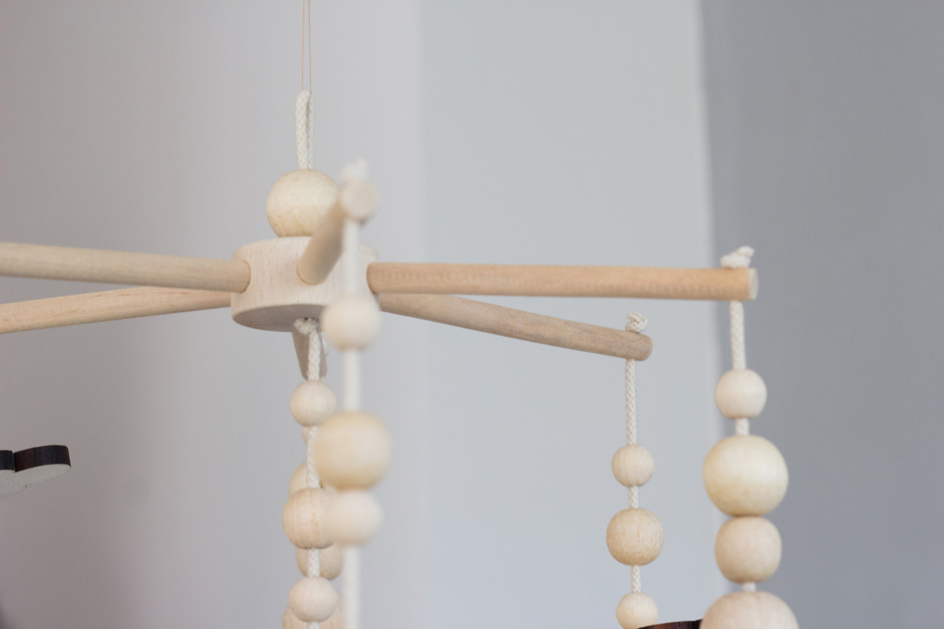 Wooden baby mobile wood crib mobile baby mobile girl baby | Etsy