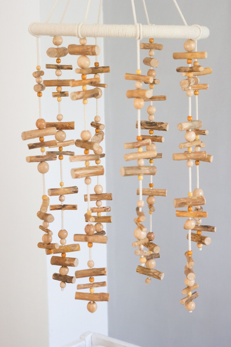 Wooden baby mobile mobile art baby mobile kit wood crib | Etsy