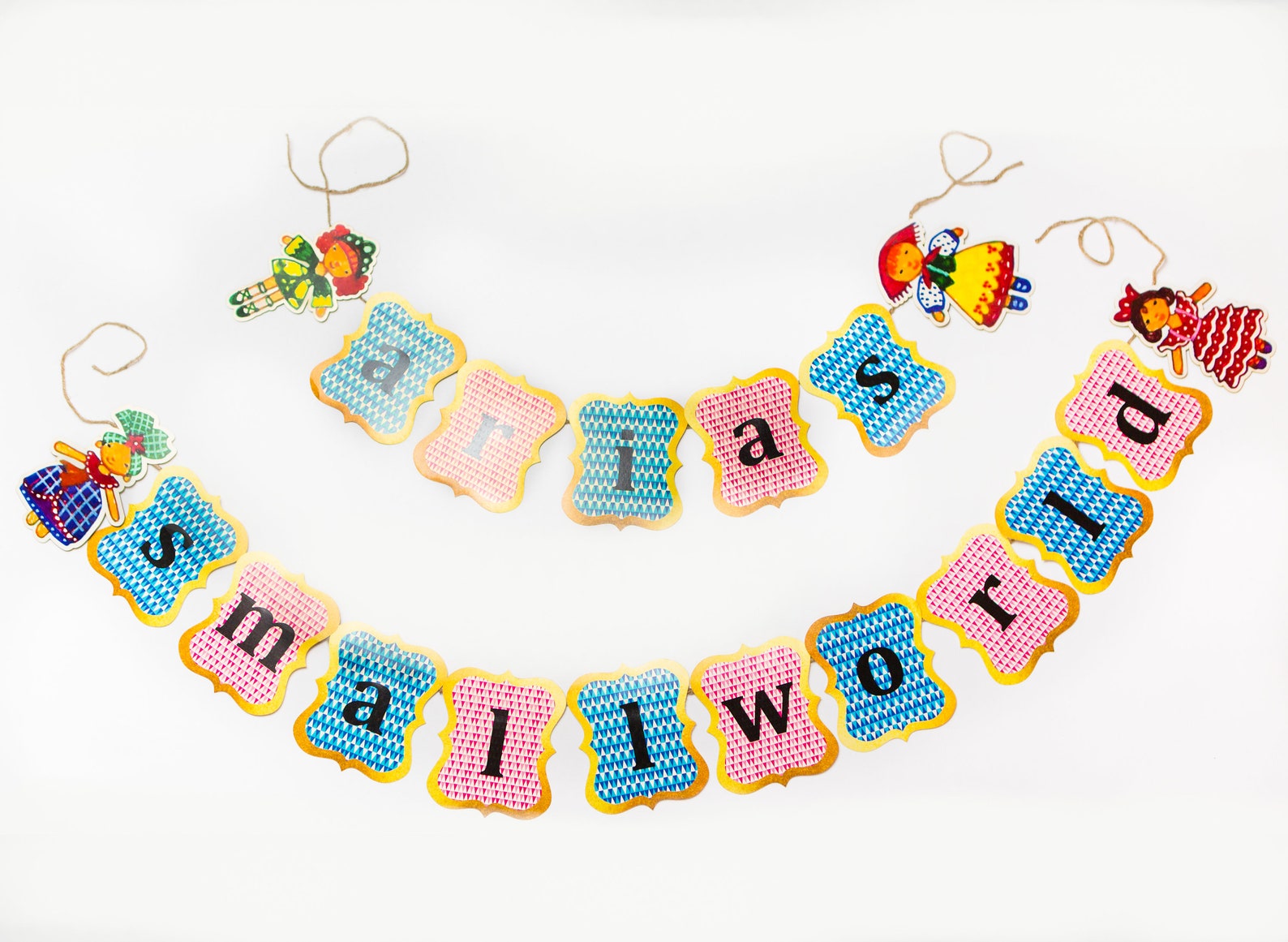 It's a Small World - Custom Box, It's a Small World Party Decor, Disney ...