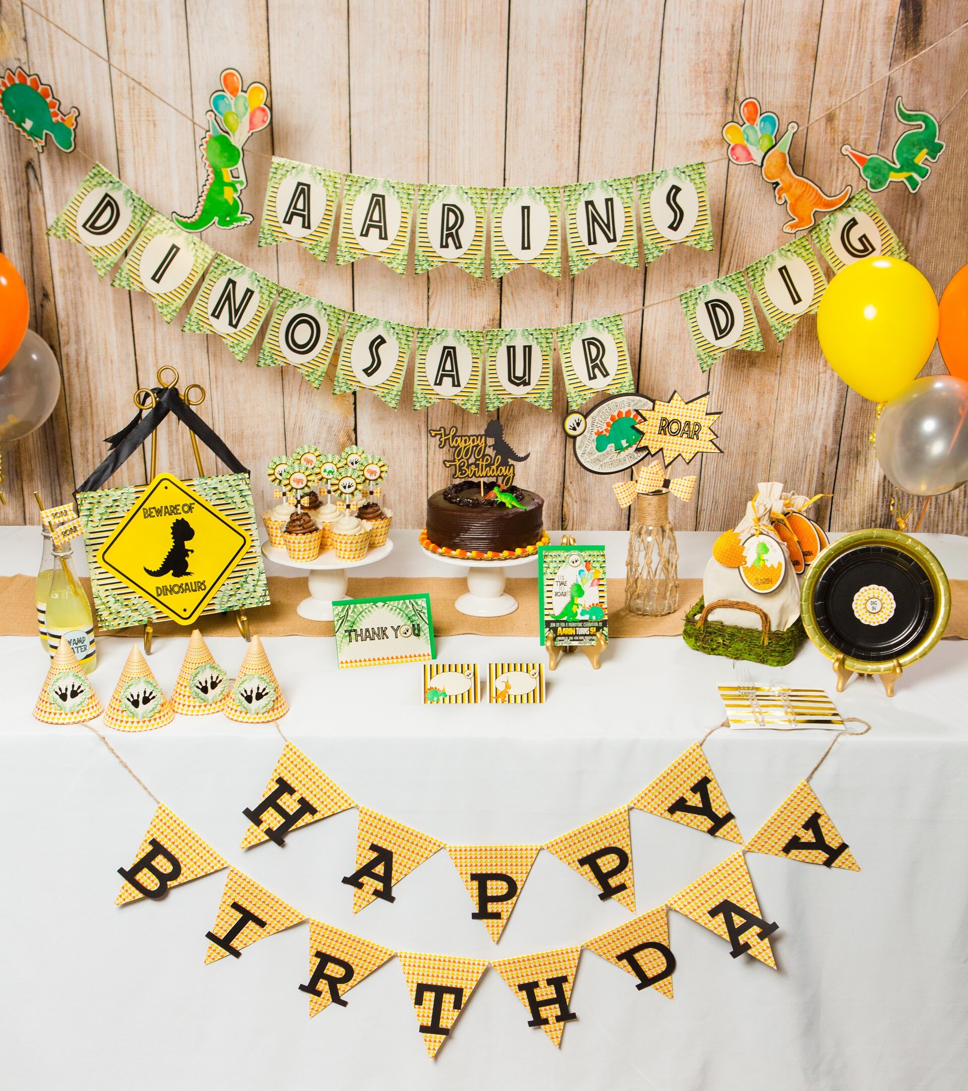 Dinosaur Dig - Custom Box, Dinosaur Party in A Box, Dinosaur Party ...